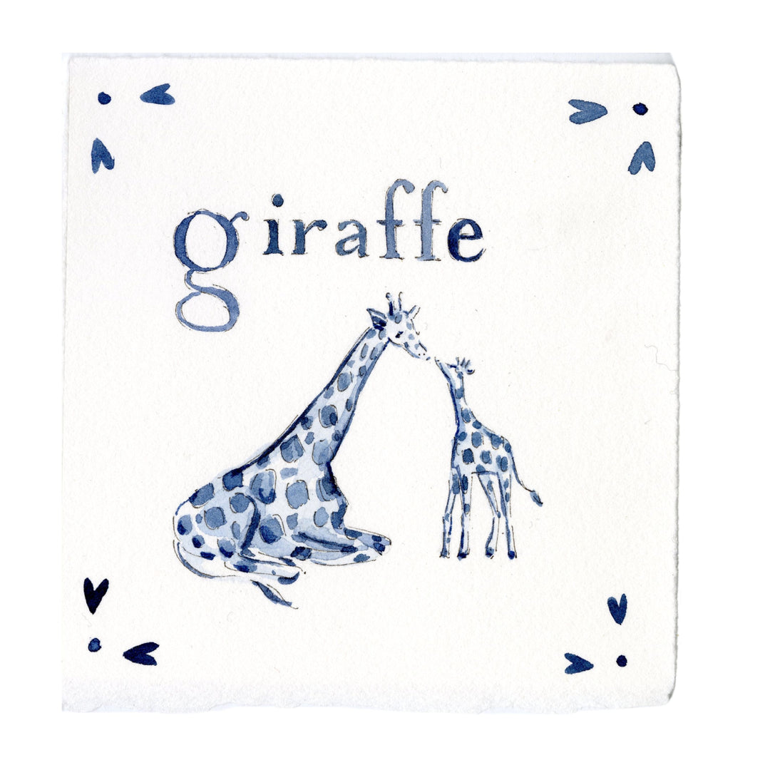 Original "G-iraffe" Watercolor Painting – Riley Sheehey