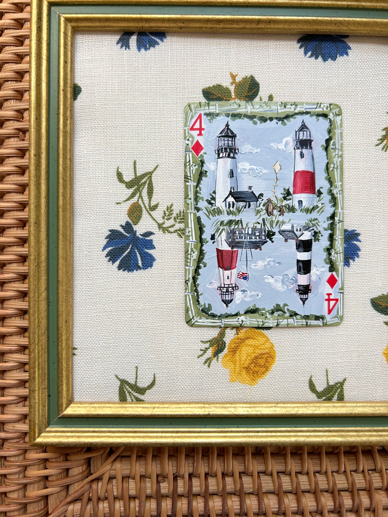 Four of Diamonds- Playing Card Series – Riley Sheehey