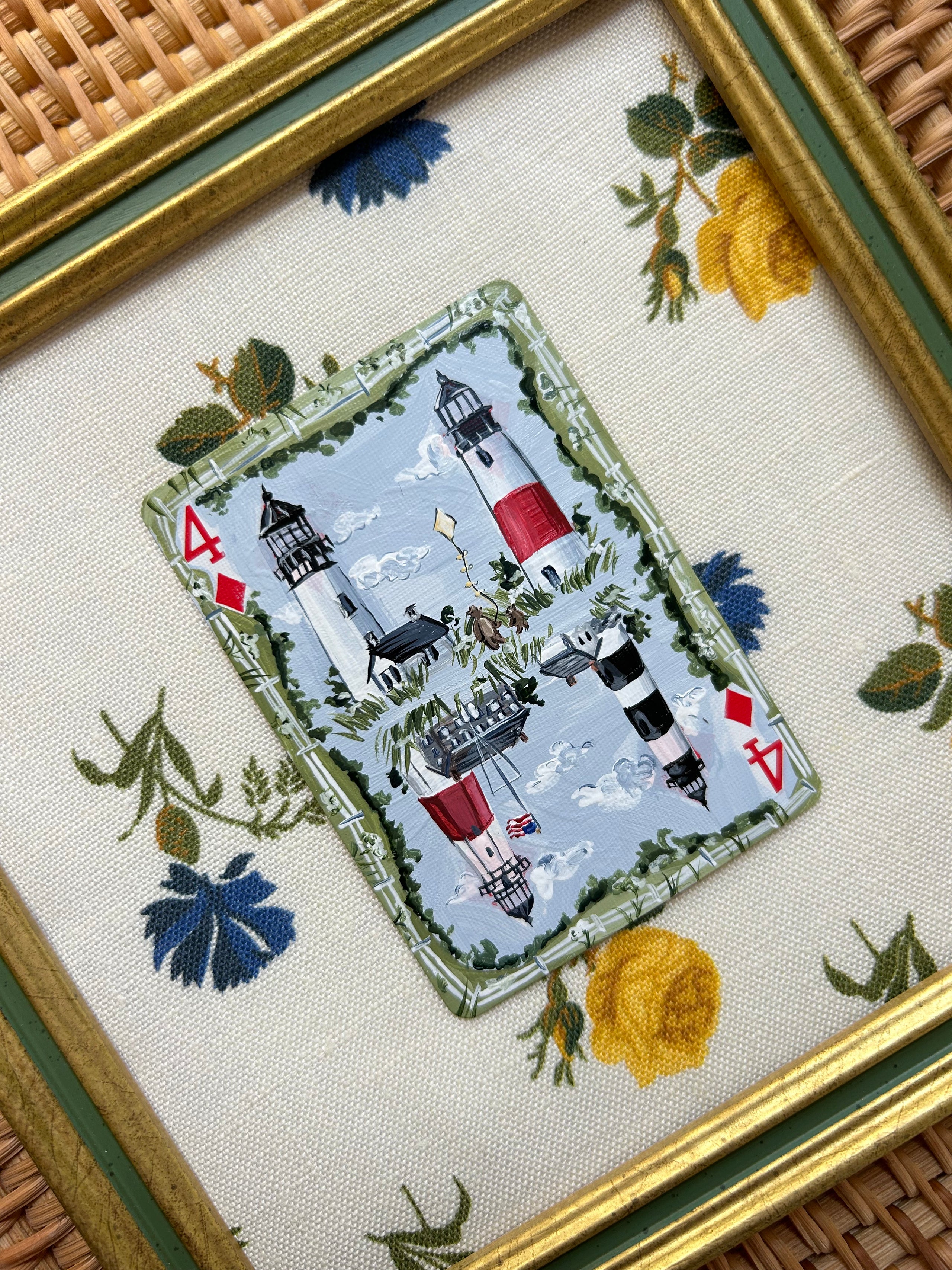 Four of Diamonds- Playing Card Series – Riley Sheehey