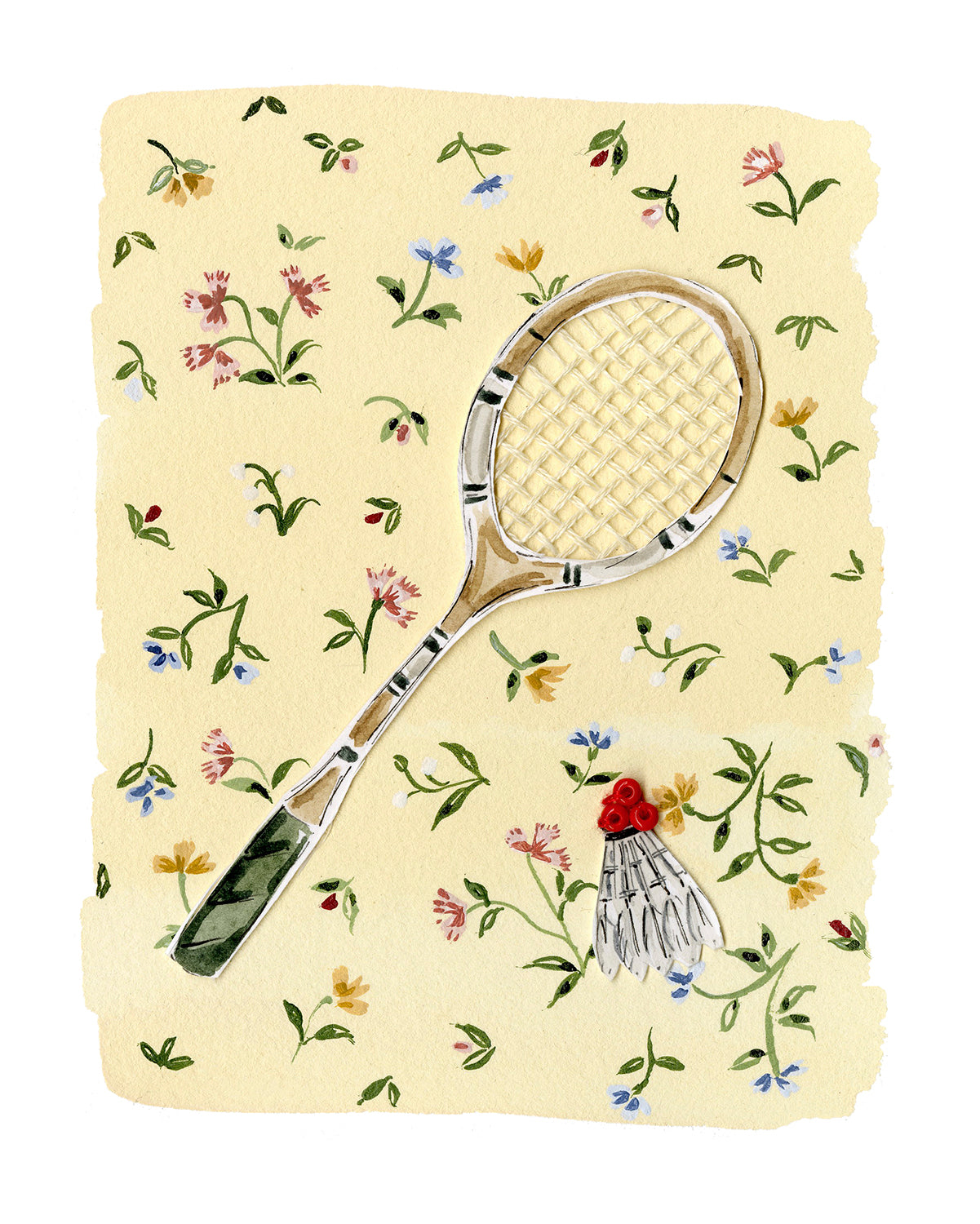 Limited Edition Badminton Print – Riley Sheehey